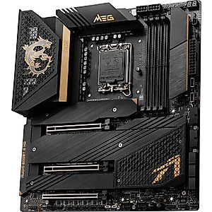 MSI MEG Z690 ACE Gaming Motherboard (E-ATX, 12th Gen Intel Core, LGA 1700 Socket, DDR5, Thunderbolt 4, PCIe 5, Dual 2.5G LAN, M.2 Slots, Wi-Fi 6E)