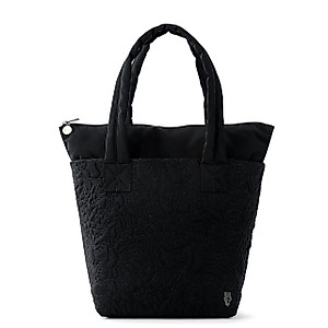 Sakroots Womens Eco-twill Culver Tote in REPREVE Eco Twill, Quilted Black Spirit Desert, One Size US