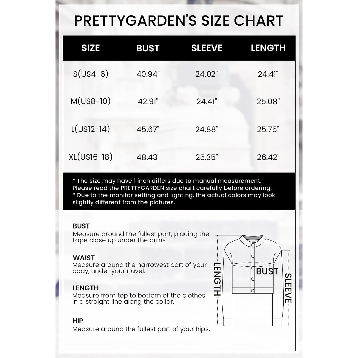 PRETTYGARDEN Womens Fall Fashion Jacket Long Sleeve Button Down Trendy Casual Outerwear Clothes Winter Coats with Pockets (Beige,Small)