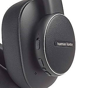 Harman Kardon FLY ANC Wireless Over-Ear Noise-Cancelling Headphones - Black (Renewed)