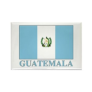CafePress Guatemala Flag Rectangle Magnet, 3"x2" Refrigerator Magnet