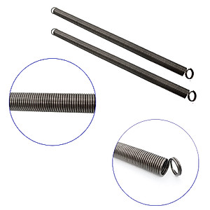 Heavy-Duty Doubled-Looped Garage Door Extension Spring 110 lb. Garage Door Spring Stretch Spring for Replacing Broken, Rusted, Worn Out Spring (2-Pack) (110lb)