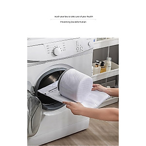 4Pcs Durable Honeycomb Mesh Laundry Bags for Delicates (1 XL 20 x 24 Inches, 1 L16 x 20 Inches,1 Medium 12 x 16 Inches, 1 Small 10 x 12 Inches)