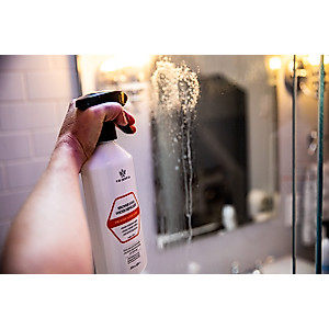 TriNova Shower Door Protectant - Glass Water Repellent - Shower Door Glass Sealant - Causes Water Beading - Prevents Soap Scum and Hard Water Buildup - 18 fl oz