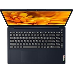 Lenovo Ideapad 3i 15.6" FHD (1920 x 1080) Touch Laptop，11th Gen Intel Core i5-1155G7 4-core 4.5GHz, Intel Iris X Graphics, 8GB RAM 512GB SSD Storage, Bluetooth, Wi-Fi, Win11, Abyss Blue