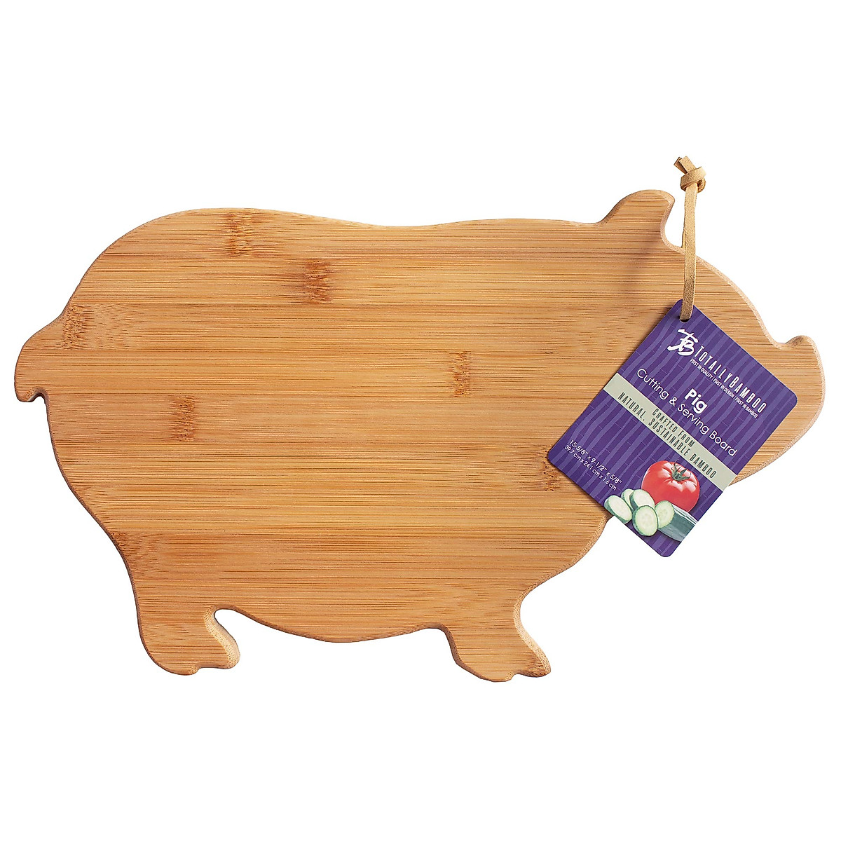 Totally Bamboo Pig Cutting Board