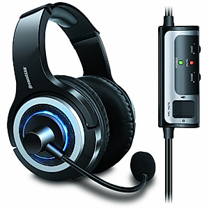 dreamGEAR PS4 Prime-Amplified, Wired Stereo Headset with Boom Microphone and inline Dual Volume/Mute Controls