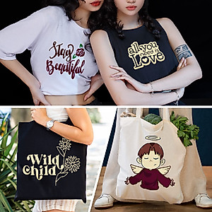 Gatichetta Earth Tones Heat Transfer Vinyl Bundle, Iron on HTV 12" x 12"/8-Sheet, Smooth PU HTV for T-Shirts, Fabris, DIY Designs, Cream/Camel/Brown/Wine Red