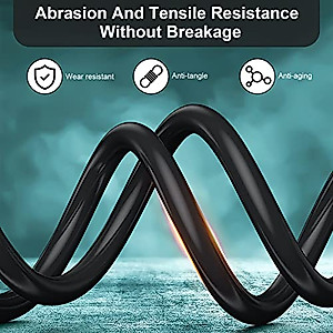 Saipomor SoundTrue Replacement Audio Cords for Bose 700 OE2 OE2i QuietComfort45 QC25 QC35II QC35 QC45 Soundlink SoundlinkII Headphones(Black)