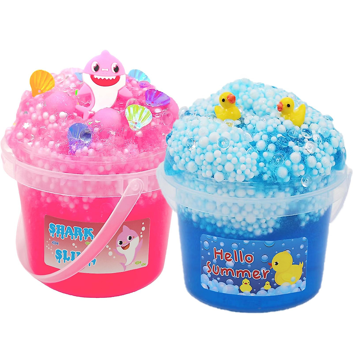 Fcieoihr Jelly Cube Slime Kit, Funy,Soft,Non-Sticky for Girls and Boys Age 6-12 Party Favors and Great Birthday Gift