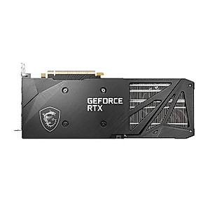 MSI Gaming GeForce RTX 3060 12GB 15 Gbps GDRR6 192-Bit HDMI/DP PCIe 4 Torx Triple Fan Ampere OC Graphics Card (RTX 3060 Ventus 3X 12G OC) (Renewed)