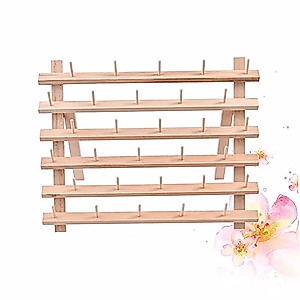 NUOBESTY 30 Sewing Storage DIY Thread Rack Thread Rack Wall Mount Cone Holder Stand Thread Holder Thread Organizer Rack Thread Stand Holder Embroidery Thread Sewing Thread Rack