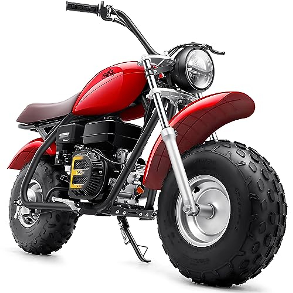 MotoTec 200cc 6.5HP Trailcross Gas Powered Mini Bike Red