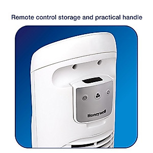 Honeywell QuietSet Whole Room Oscillating Tower Fan (5 Speed Settings, Oscillating 80°, Timer Function, Auto-Off Lights, Remote Control) HYF260