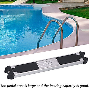 TOPINCN Stainless Steel Pedal Accessory for Swimming Pool Ladder Anti Slip Step Replacement for Spa Hot Spring Escalator