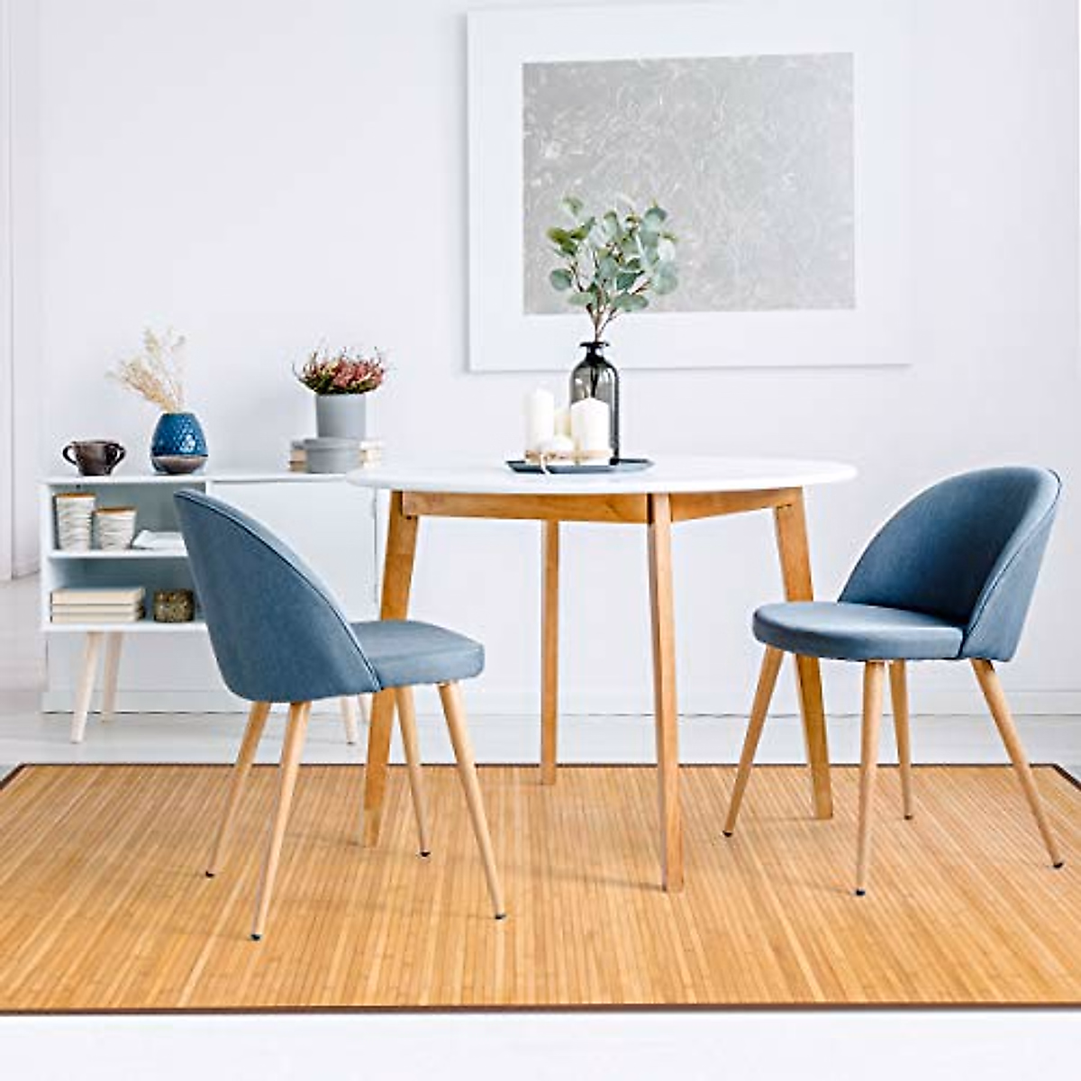 Giantex 5'x8' Bamboo Area Rug Floor Carpet Natural Bamboo Wood Indoor 60” x 96” Area Rug