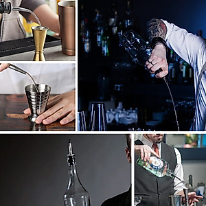 Unlorspy 12PCS Stainless Steel Bottle Pourers, Liquor Pour Spouts Set with Flip Top for About 3/4" Bottle Mouth