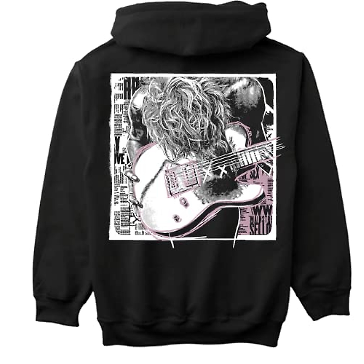 Machine Gun Kelly Men's Standard MGK Mainstream Sellout Cover Unisex Hoodie, Black, Medium