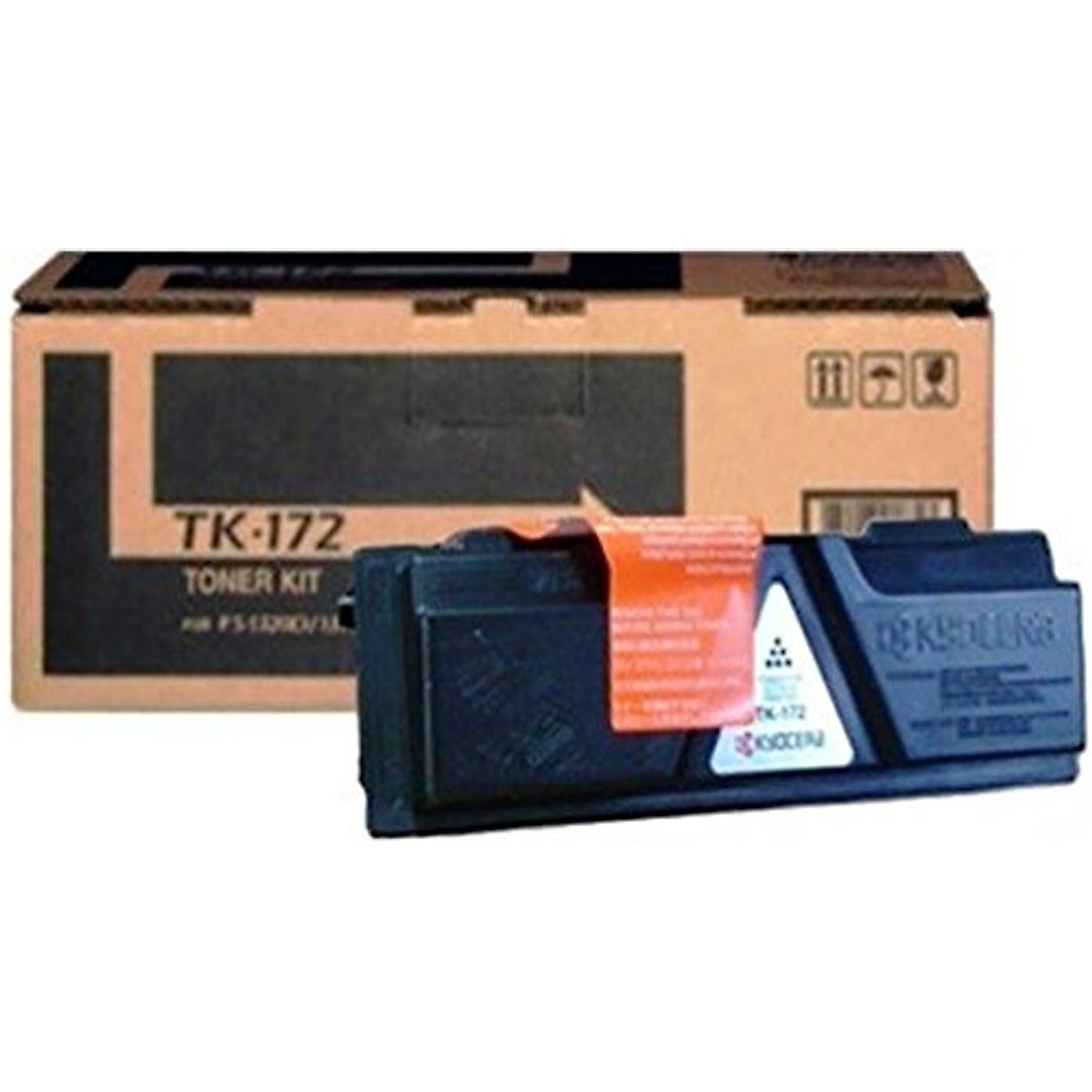 Kyocera 1T02LZ0US0 Model TK-172 Black Toner Cartridge For Kyocera ECOSYS P2135d, ECOSYS P2135dn, FS-1320D and FS-1370DN Printers; Up to 7200 Pages Yield at 5% Coverage