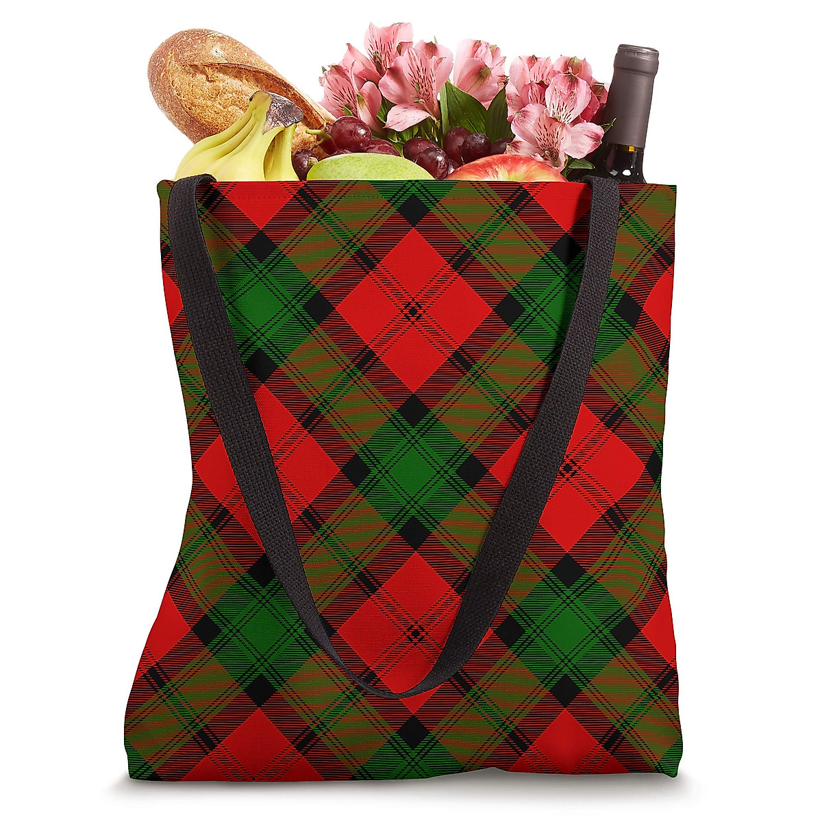 Kerr Tartan Scottish Plaid Tote Bag