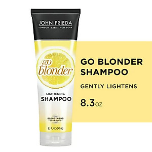 John Frieda Sheer Blonde Go Blonder Lightening Shampoo, 8.45 Fluid Ounce (Pack of 2)