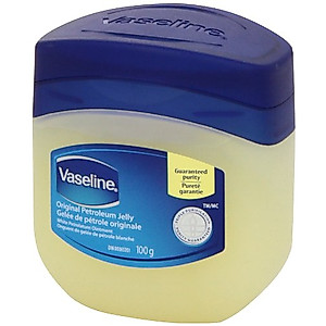 Vaseline Original Petroleum Jelly 100g- Hypoallergenic Skin Moisturizer for Sensitive Skin, Imported from Canada