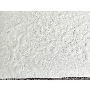 TRAVEL HAPPY with A 8 INCH Narrow King (72 inch x 80 inches) New Cooler Sleep Graphite Gel Memory Foam Mattress with Premium Textured 8-Way Stretch Cover for Campers, RV's and Trailers Made in The USA