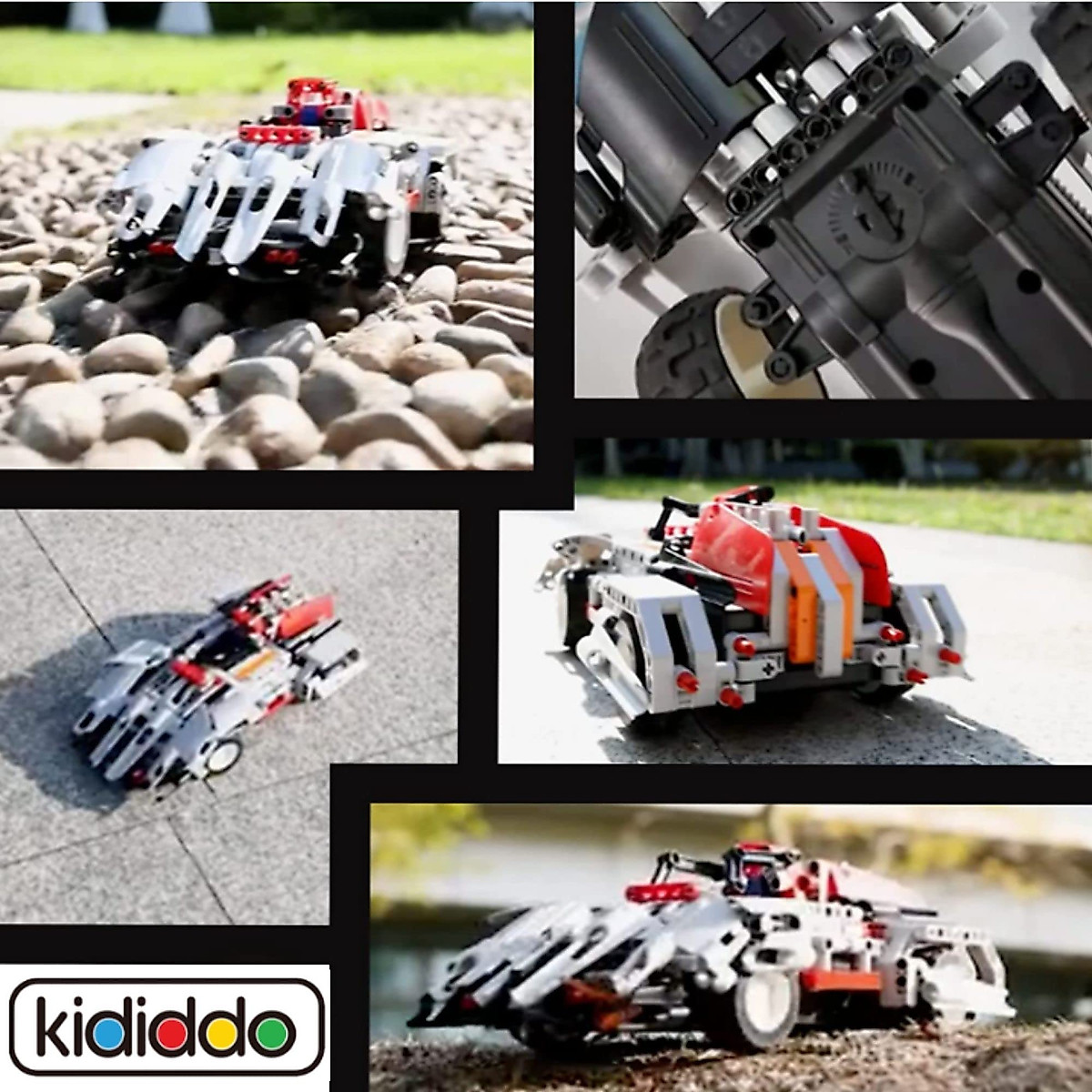 STEM Remote Control Car Building Toy Set for Kids 2 in 1 Snap Together Model Cars Kit to Build with 326 Pieces Cool Engineering Project Best Birthday Gifts for Boys Age 7-12 + Years Old