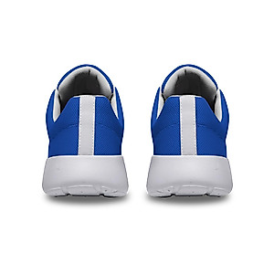 El Salvador Flag Shoes for Men Women Running Sneakers Breathable Casual Sport Tennis Shoes White Size 9.5