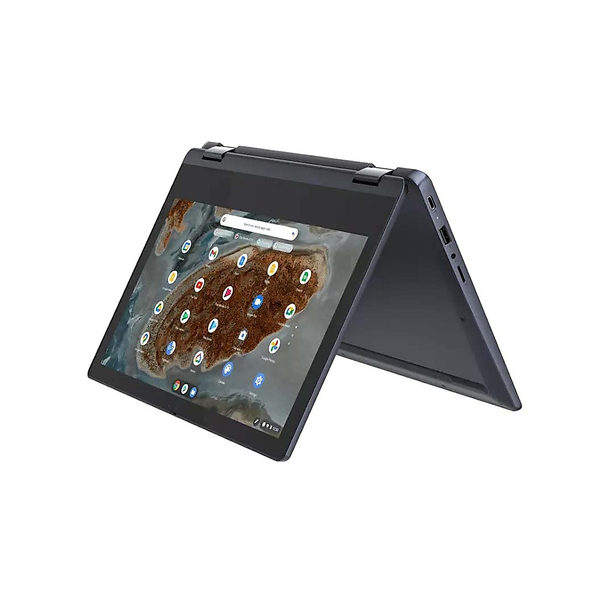 Lenovo Chromebook Flex 3 2-in-1 Convertible Laptop in Abyss Blue Intel Processor 64GB eMMC 4GB 11.6in IPS Touchscreen BT Webcam HDMI (Renewed)