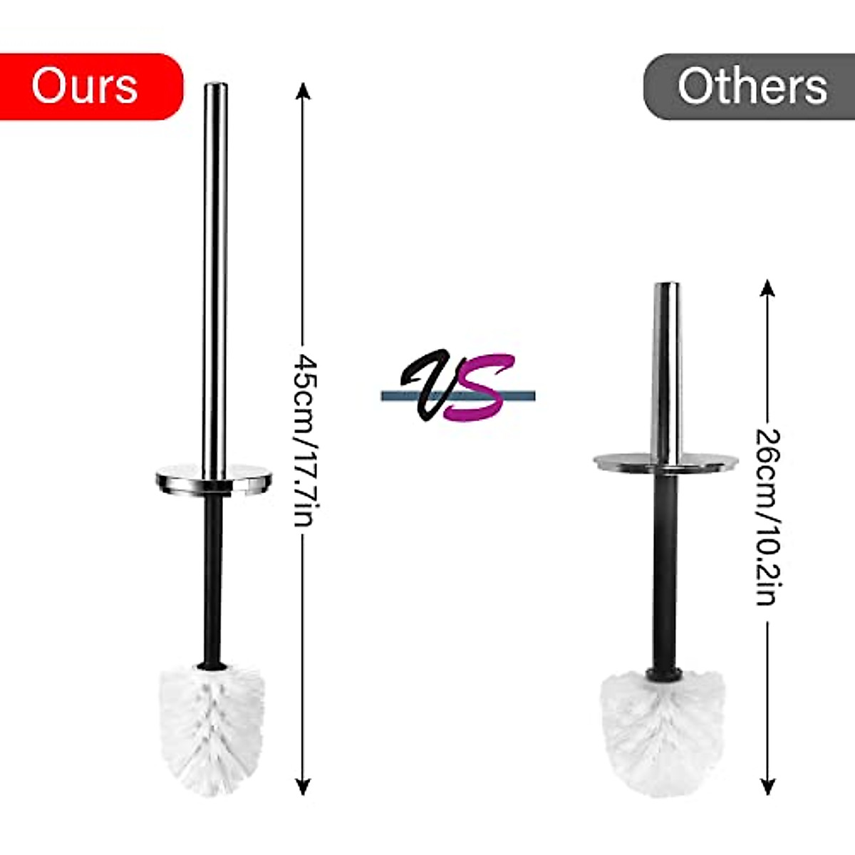 Otostar 6 Piece Bathroom Accessories Set Plastic Bath Accessories Lotion Bottles,Toothbrush Holder, Soap Dish,Toilet Brush with Holder,Trash Can,Tooth Mug Decorative Housewarming Gift (Pink)