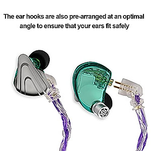 24 Strands of Silver-Plated Copper Earphone Cable Silver Purple Earphone Upgrade Replacement Cable MMCX/0.78mm 2Pin/QDC/TFZ. (MMCX, 2.5mm)