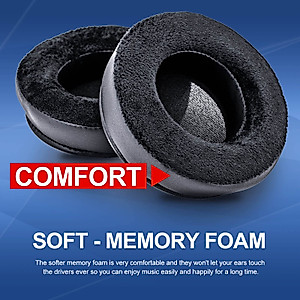 Virtuoso XT Ear Pads Replacement for Virtuoso RGB Wireless SE XT Headset, More - Softer Memory Foam, Added Thickness, Extra Durability, Hybrid (PU/Velour)
