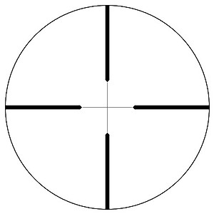 GPO Passion 3X Riflescope 3-9x42, 1" Tube, 1/4MOA, Plex Reticle - R310