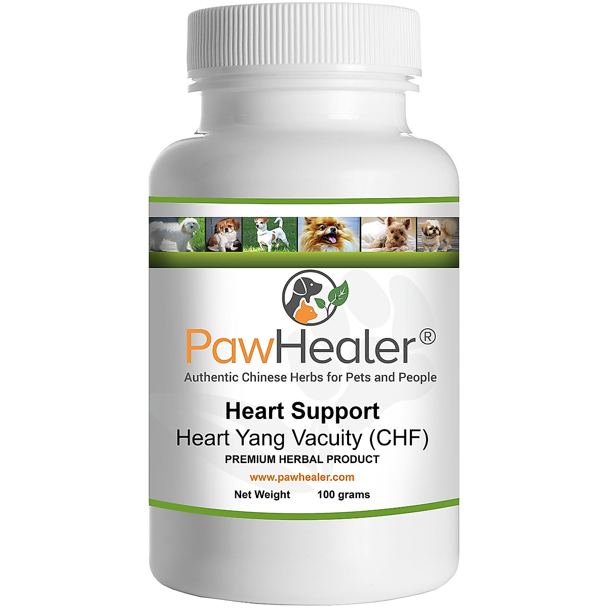Heart Support - Heart-Yang Vacuity (CHF) - Coughing, Gagging, Wheezing Due to Heart Condition - 100 Grams-Herbal Powder-Remedy for Dogs & Pets