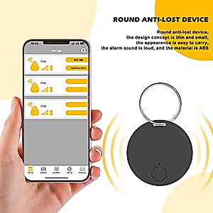 10 Pcs Portable GPS Tracking Device Mobile Tracking Smart Anti Loss Dog Locator Key Finder GPS Smart Tracker Device for Kids Dog Pet Cat Wallet Keychain Luggage, Alarm Reminder, App Control