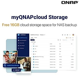 QNAP TS-464eU-8G-US 4 Bay High-Speed 1U Short Depth Rackmount NAS with Dual-2.5GbE, Intel Celeron CPU, 8GB DDR4 Memory and 2.5GbE (2.5G/1G/100M) Network Connectivity (Diskless)