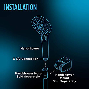 TOTO TBW01009U4#PN G Series Round Single Spray 4 Inch 1.75 Gpm Handshower with Comfort Wave Technology, Polished Nickel Showerheads