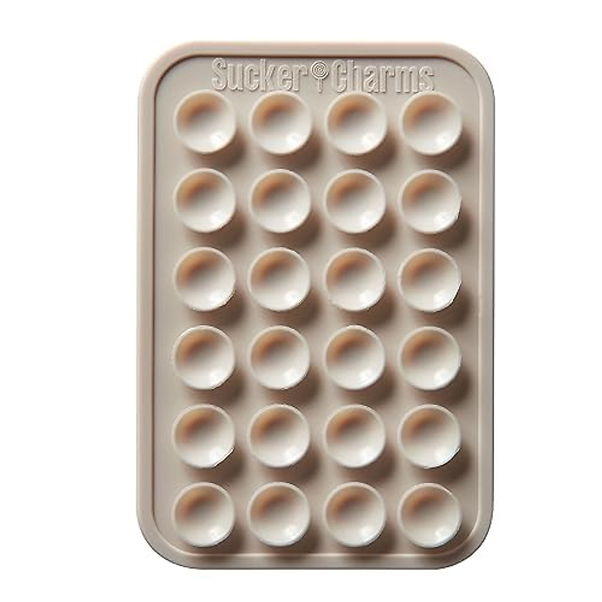 SuckerCharms Removable and Reusable Suction Cup Phone Mount/Patent Pending (Caramel Delight)