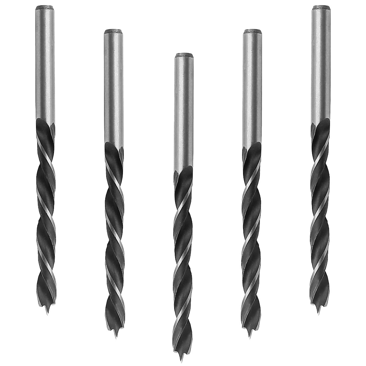 Bivethoi 5pcs 7mm Drill Bit Brad Point Drill Bits for Woodworking, Wood Drill Bits High Carbon Steel Drilling Tool, Metric Drill Bits for Softwood Hardwood Plywood Acrylic Plastic