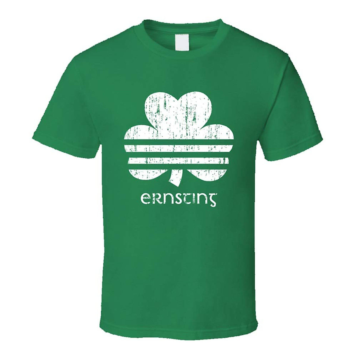 Ernsting Irish Shamrock Parody St Patrick's Day Family Reunion Distressed T Shirt