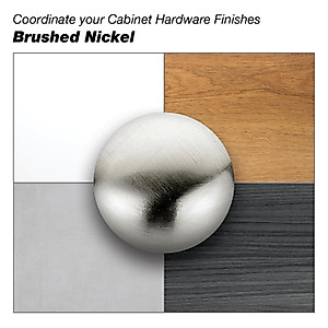 Richelieu Hardware BP205108195 Roosevelt Collection 4 1/4-inch (108 mm) Center-to-Center Brushed Nickel Modern Cabinet and Drawer Bar Pull Handle for Kitchen, Bathroom, and Furniture