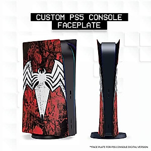 BCB Controllers Custom Console Face Plate Compatible with PS-5 Console | Console Cover for Play-Station 5 Console | Proudly Customized in USA with Permanent Hydro-DIP Printing (NOT JUST A Skin)