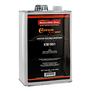Custom Shop Restoration KW901 - Automotive Grease and Wax Remover Surface Prep Cleaner for Before Automobile Painting and All Painting Projects (Gallon)
