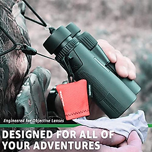 Python Premium Cloth for High Definition Lenses, Glasses, Screens and Expensive Optics - Large Scratch-Free Cleaning & Polish Cloth 12x16in