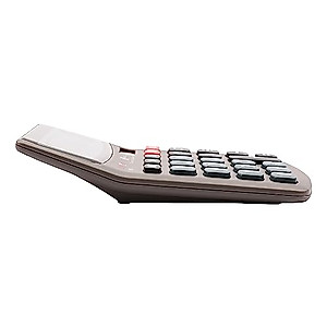 Genie 540 Elegant Designer Desktop Calculator 10 Digits Timeless Design Silver