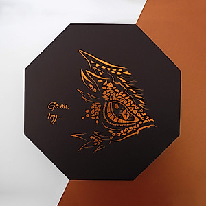 Mythcarvers Dice Tray Flame Red