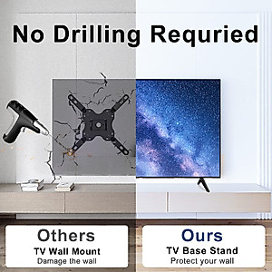 [Upgraded Version] TV Base Stand for TCL 28" 32" 40" 43" 49" 50" 55" 65 inch Roku TV Legs, TV Legs for TCL Roku TV Stand Legs with Screws Set
