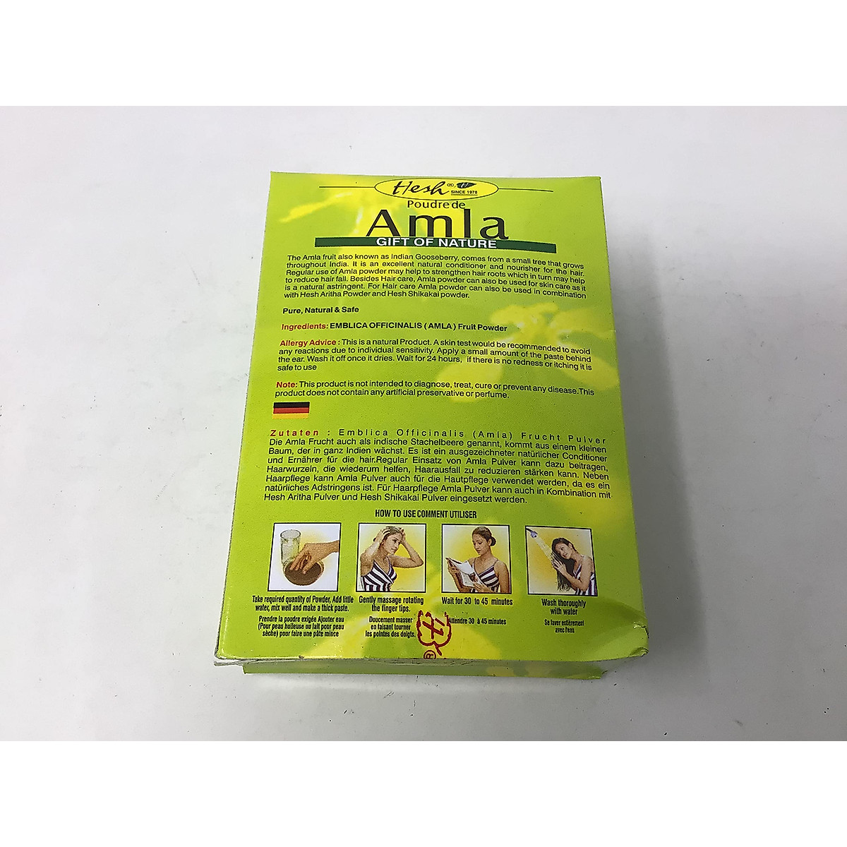Hesh Pharma Amla Hair Powder 3.5oz powder