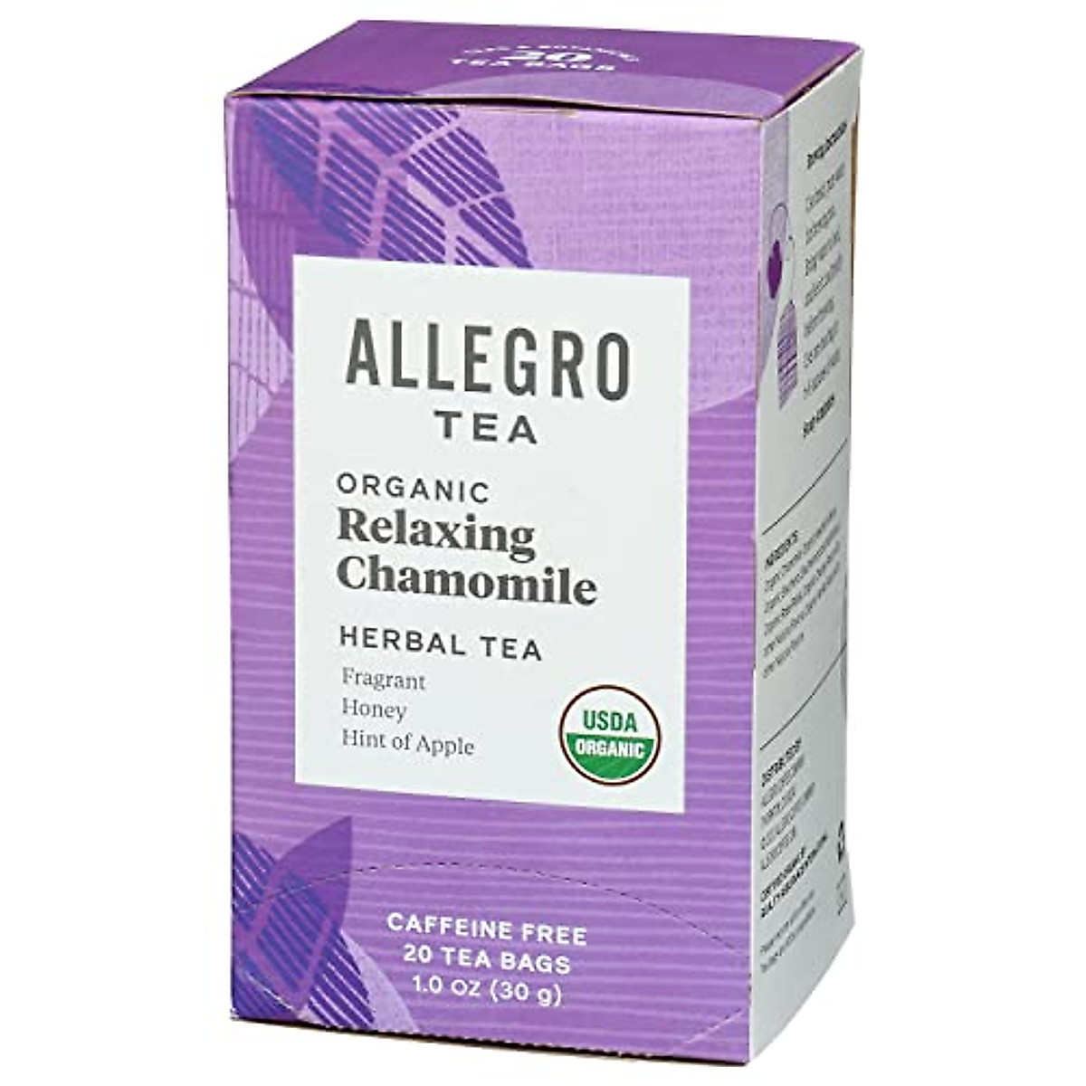 Allegro Tea, Organic Relaxing Chamomile Tea Bags, 20 ct